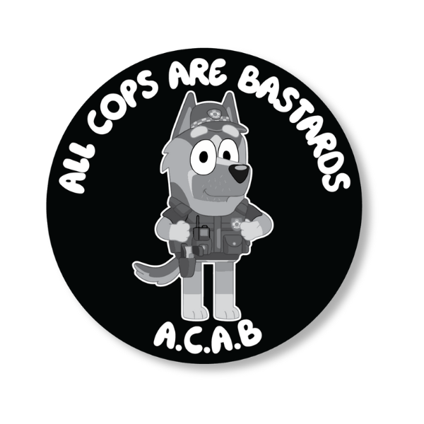 ACAB Dog Sticker – Geek Punk Store