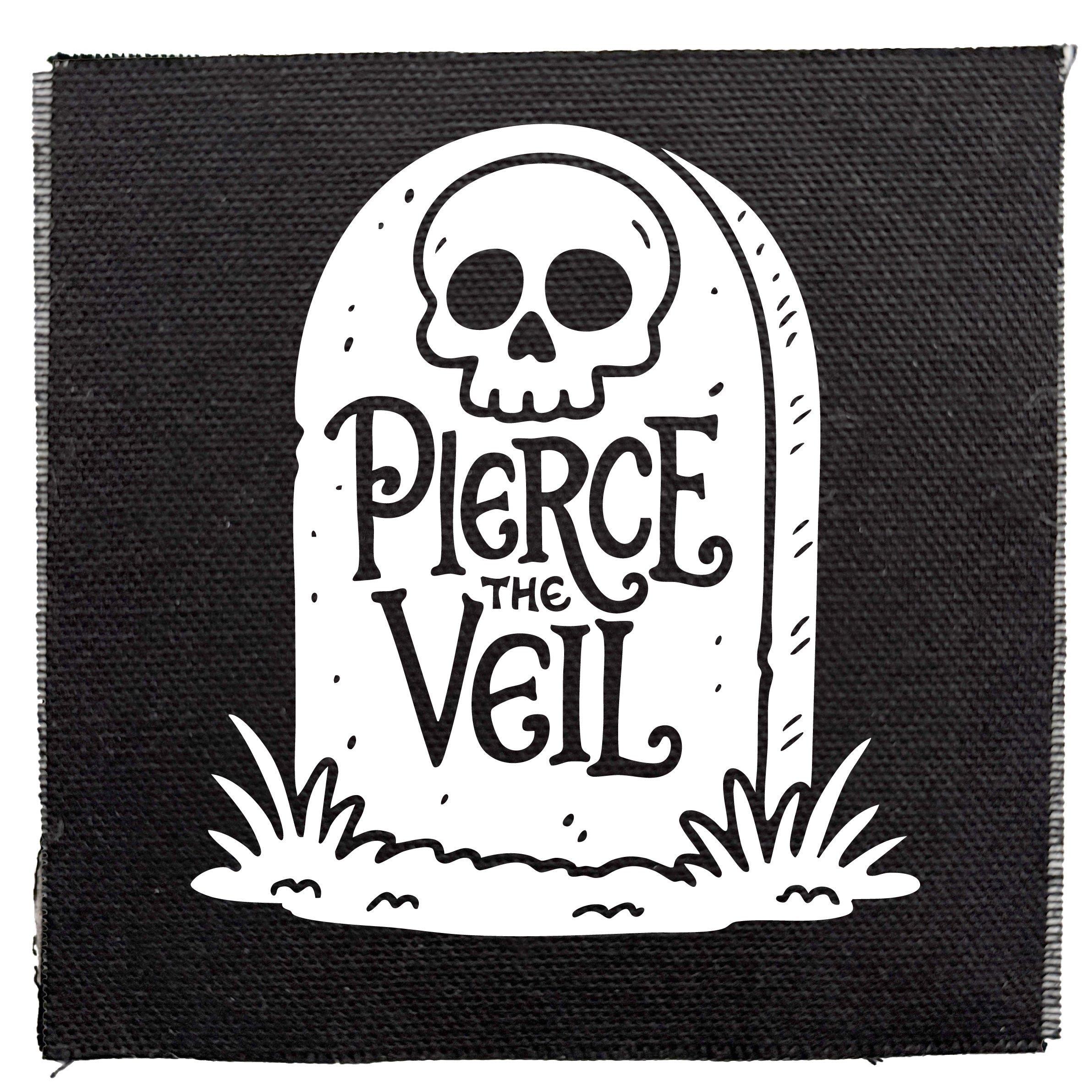 Pierce The Veil Tombstone Sew-On Patch | Post-Hardcore – Geek Punk Store